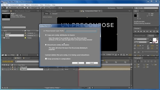 Un-PreCompose اسکریپت افترافکت + دانلود - نماشا