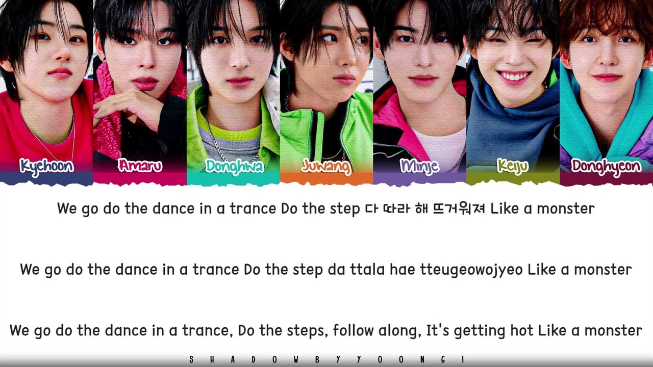 KickFlip 'Like A Monster' Lyrics (킥플립 Like A Monster 가사) [Color Coded Han Rom Eng ...